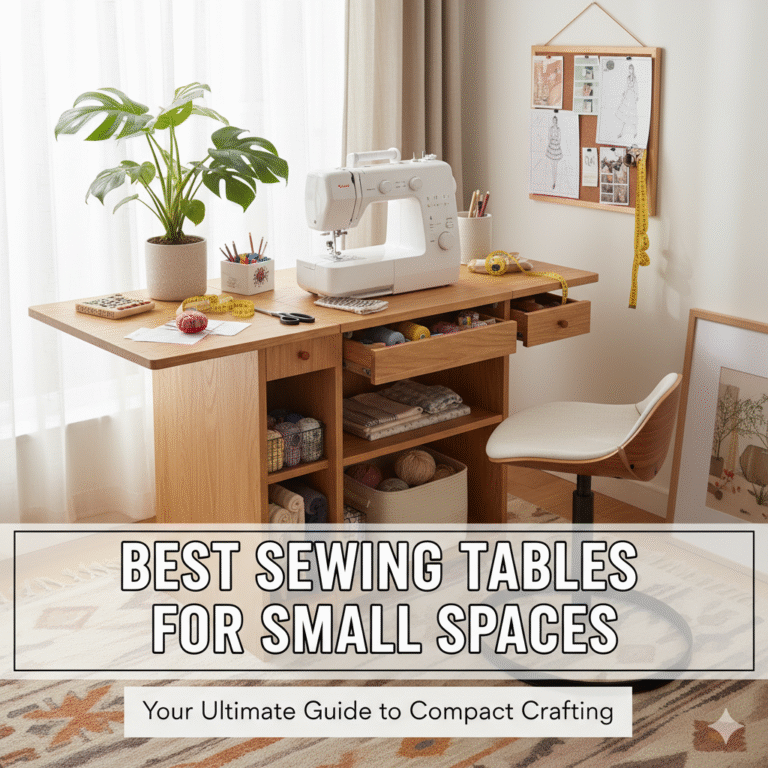 Best Sewing Tables for Small Spaces: Compact & Functional Designs