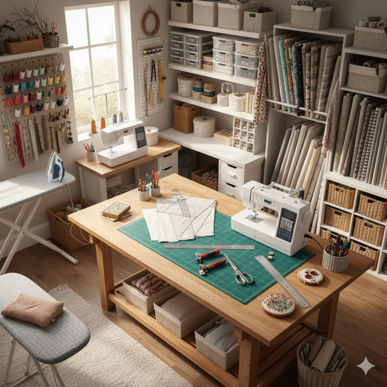 The Ultimate Sewing Room Essentials Checklist