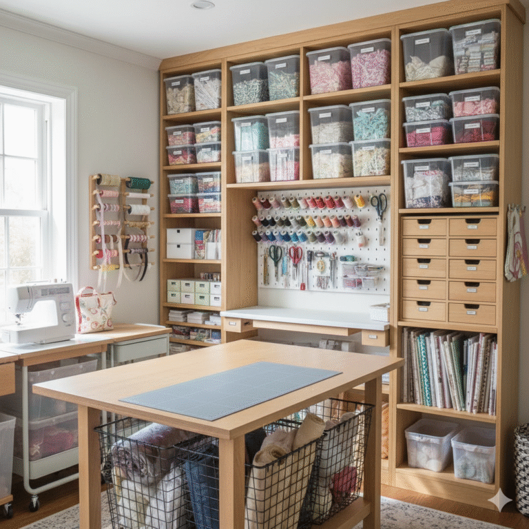 Sewing Room Storage Solutions That Actually Work