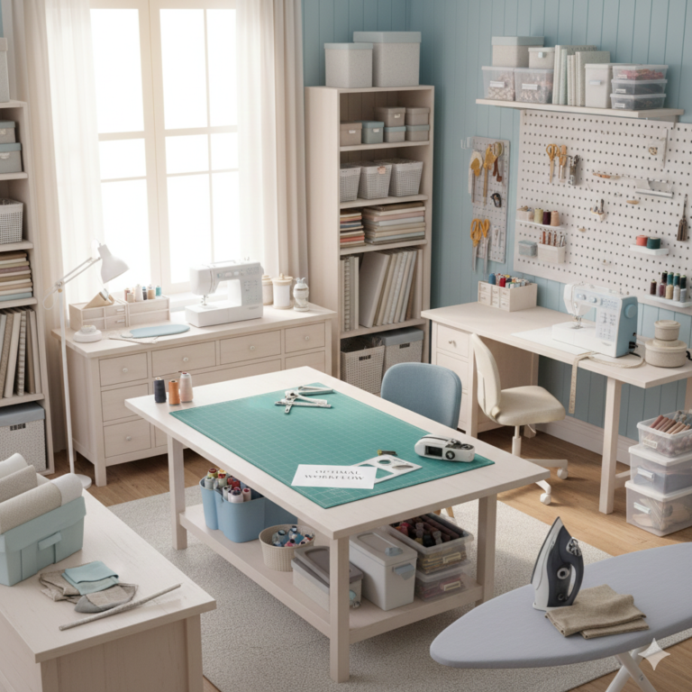 How to Layout Your Sewing Room for Optimal Workflow